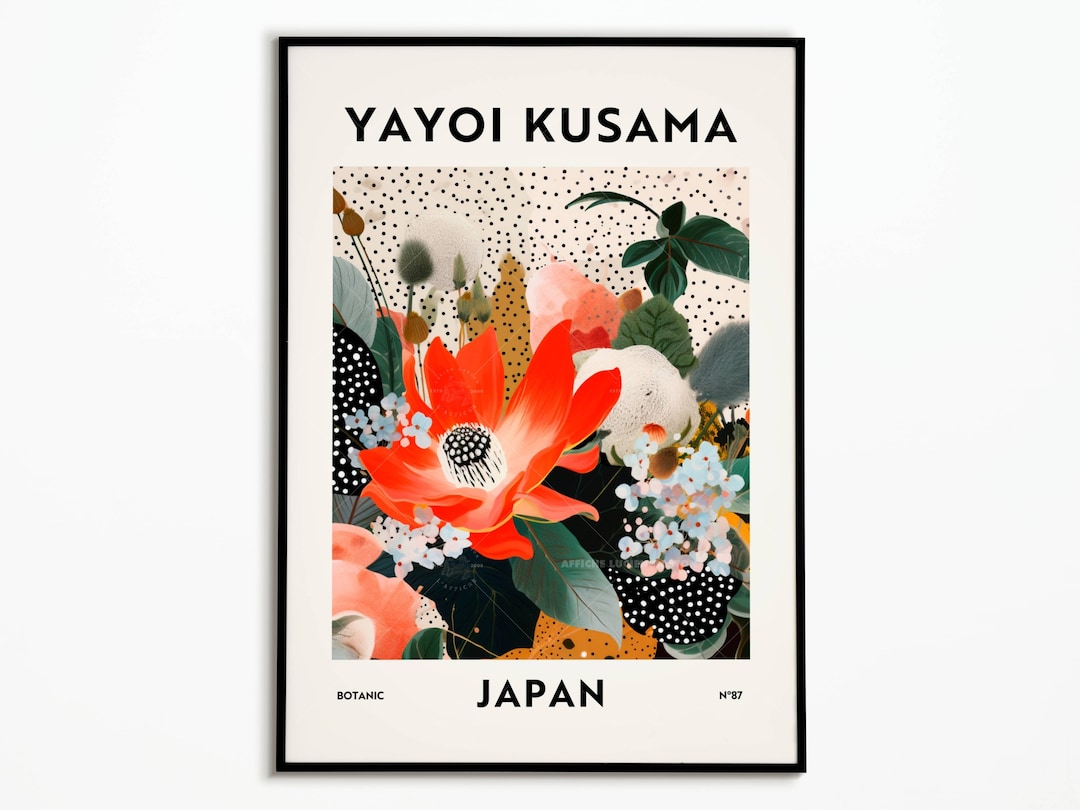 Yayoi Kusama Poster, Yayoi Kusama Poster, Decoration Poster, Art Poster ...
