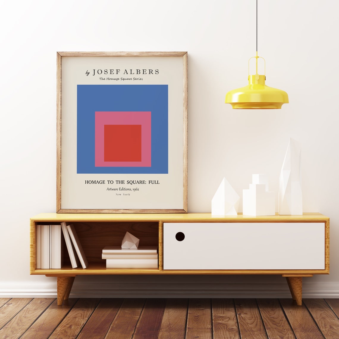 Josef Albers Square Bauhaus Exhibition Wall Art Boho Shapes - Etsy