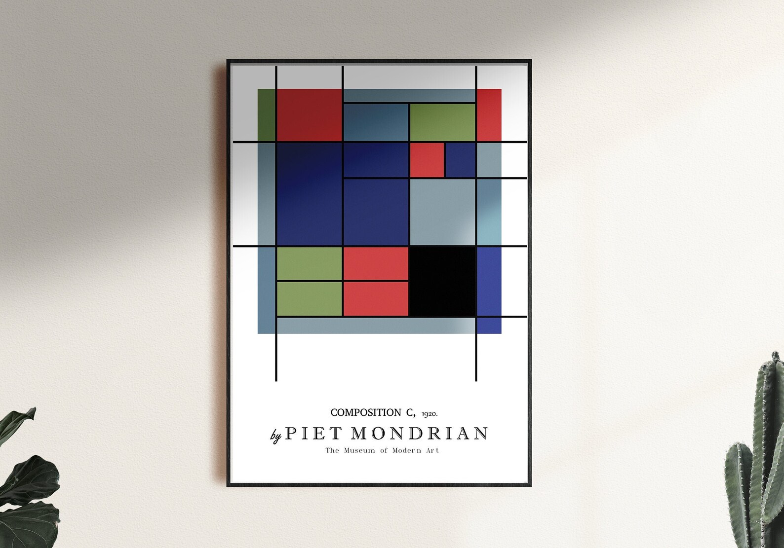Bauhaus Poster Mondrian Composition Print Geometric Picture - Etsy UK