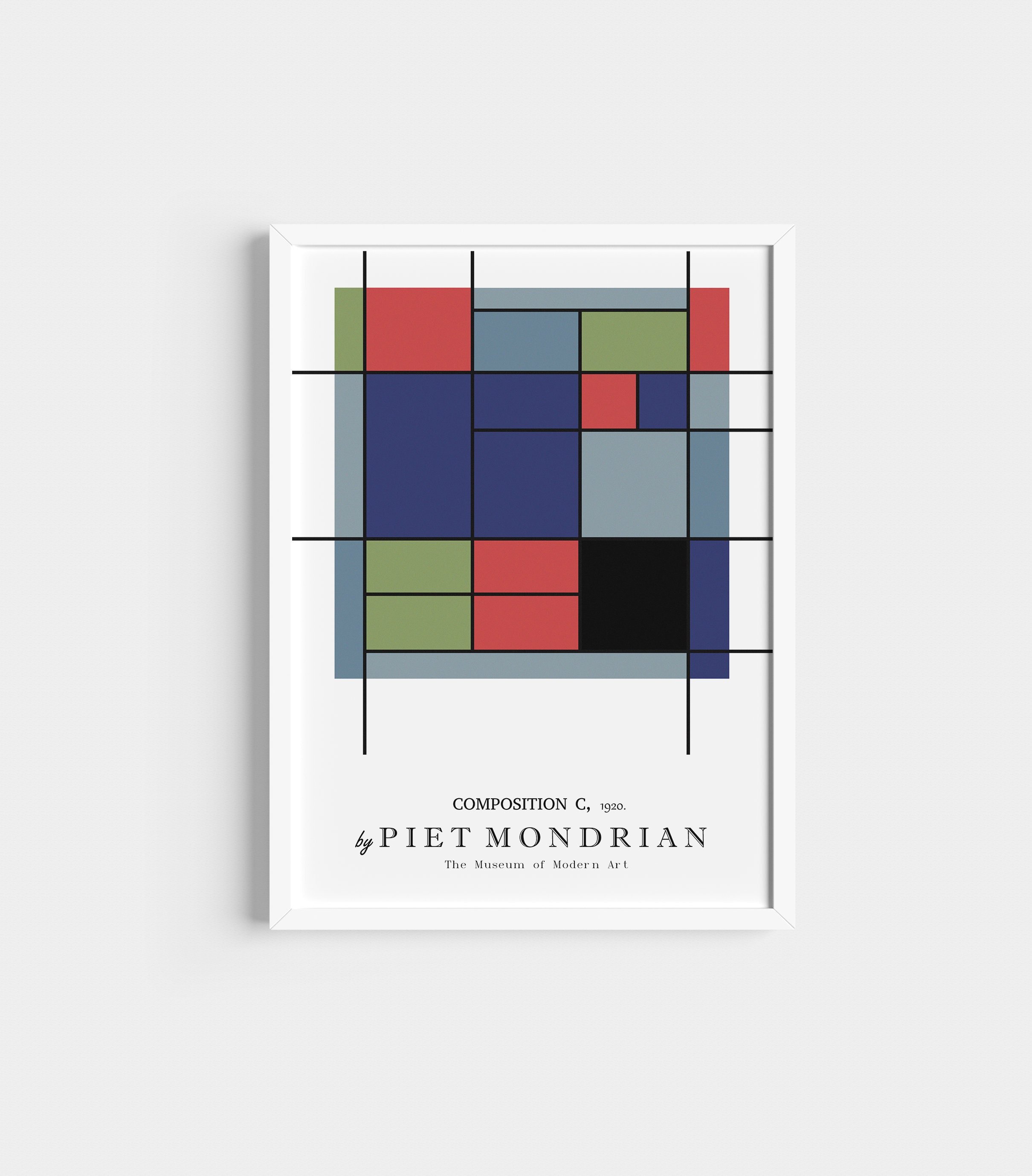 Bauhaus Poster Mondrian Composition Print Geometric Picture - Etsy UK