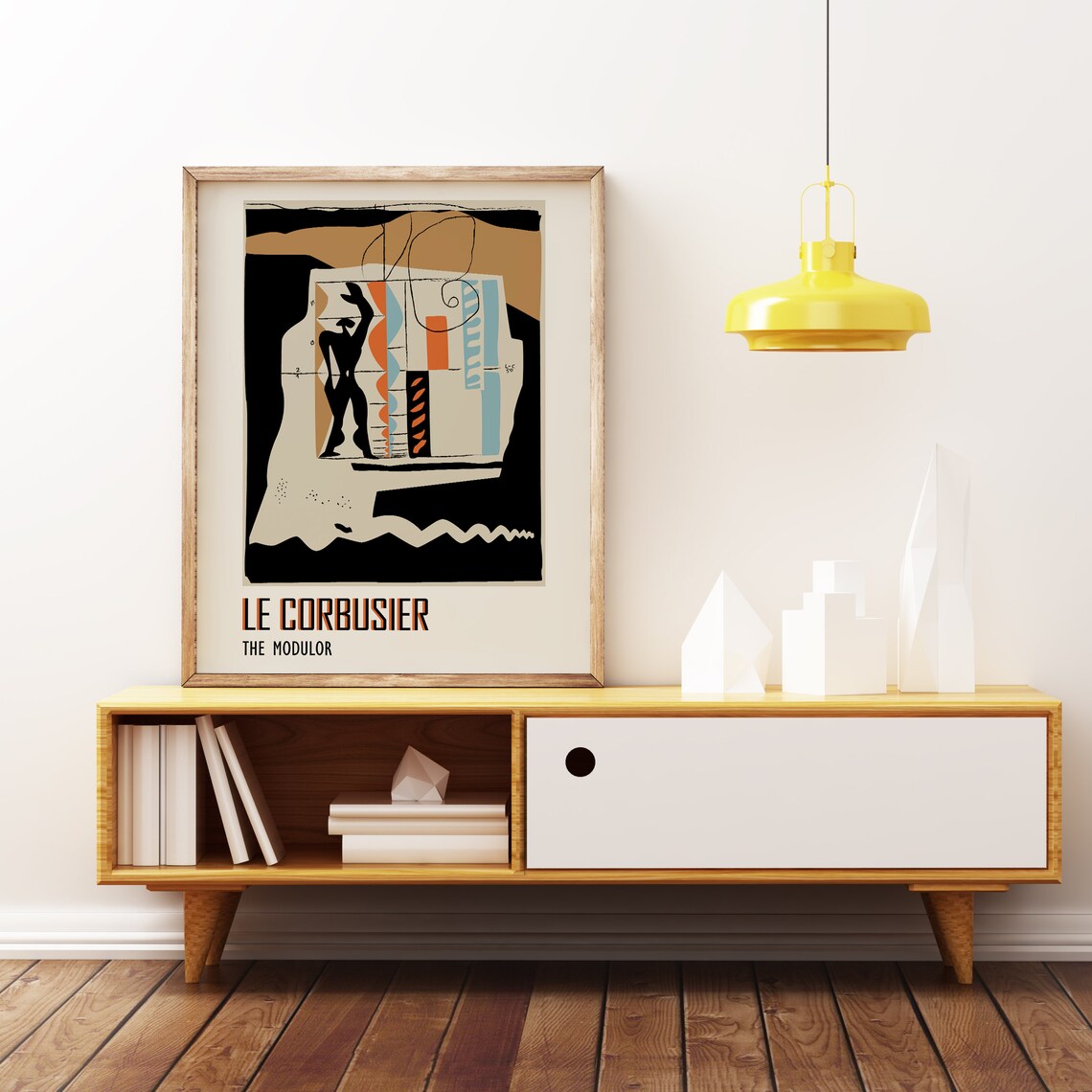Le Corbusier Print Modulor Bauhaus Poster Art Exhibition - Etsy