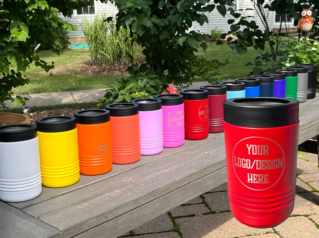 Custom Engraved Insulated Can Coolers, Personalized With Your Monogram ...