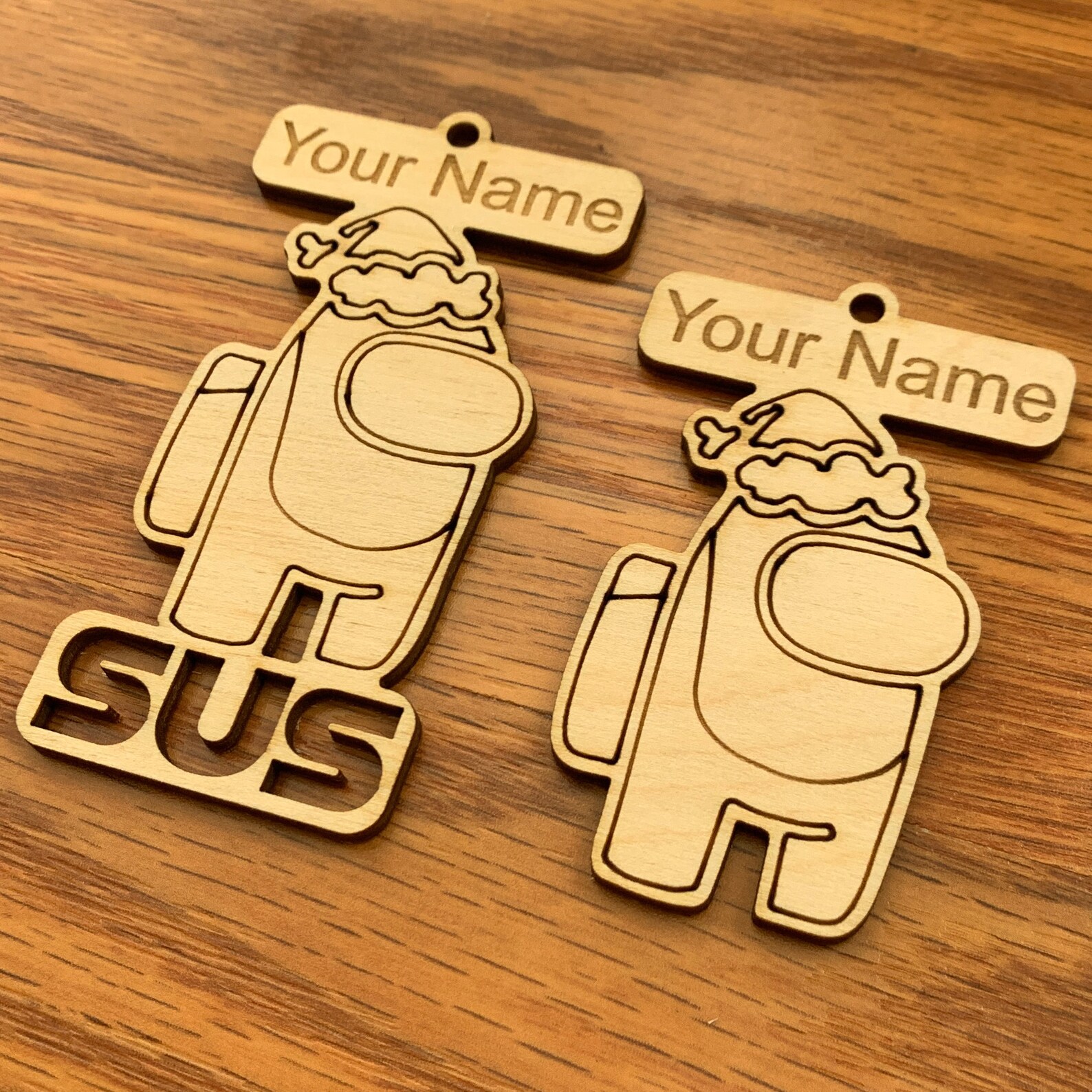 Among Us Christmas Ornament - Customized With Your Player Name, Perfect ...