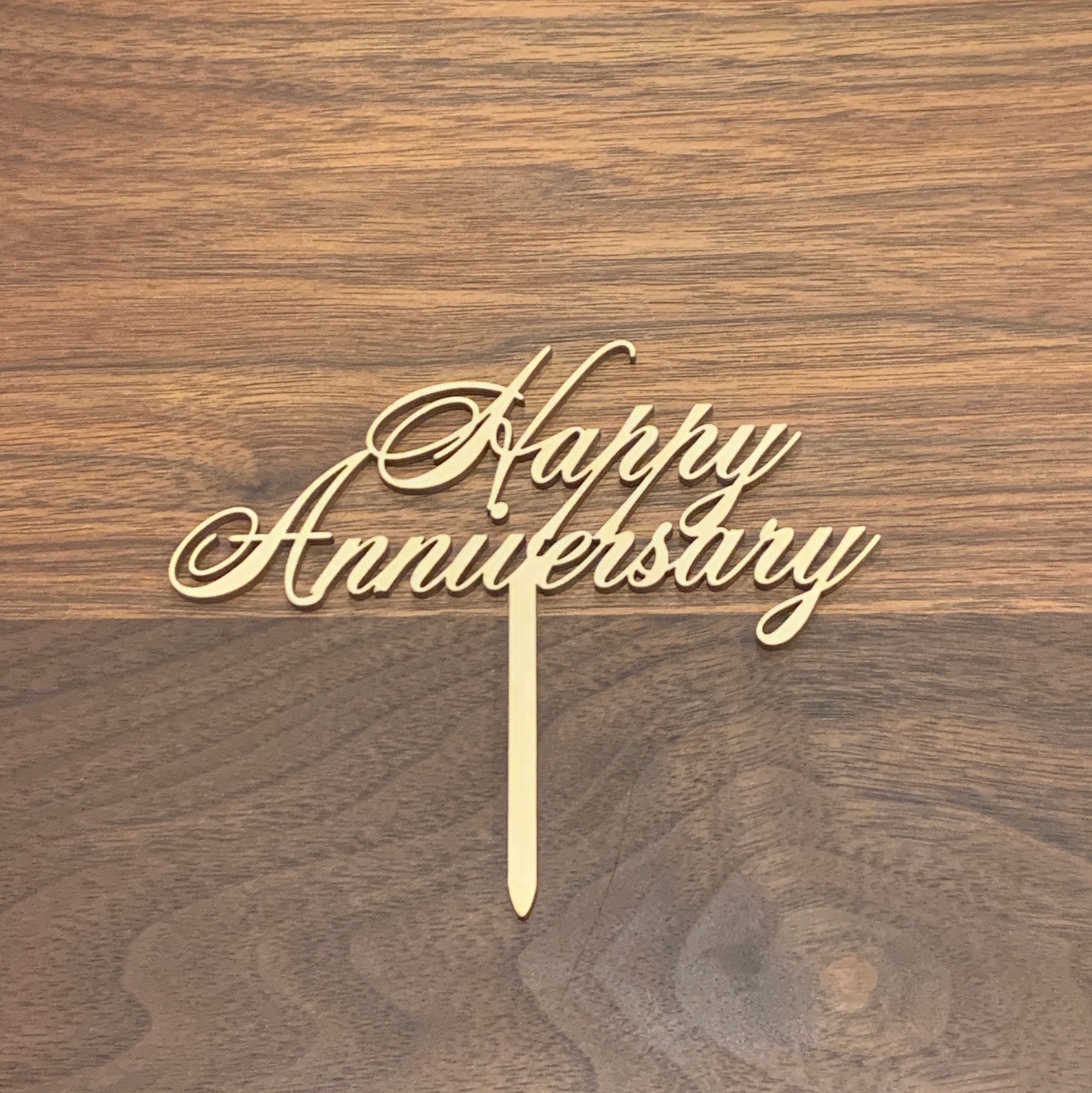 Happy Anniversary Cake Topper - Etsy