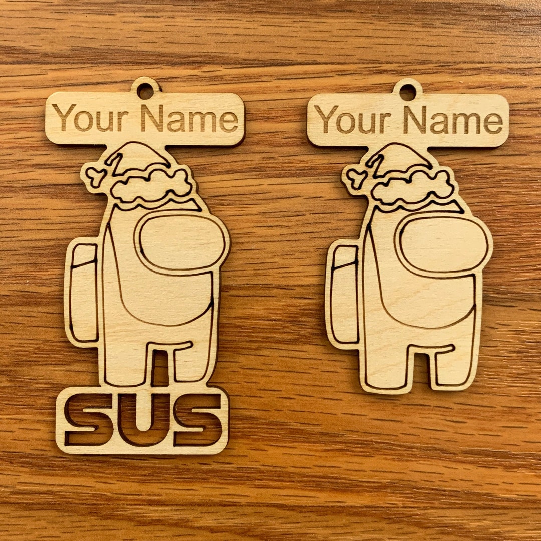 Among Us Christmas Ornament - Customized With Your Player Name, Perfect ...
