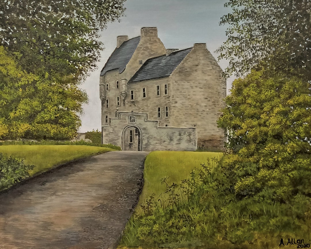 Midhope Castle/ Lallybroch/ Outlander Inspired Art Print/ Sassenach ...