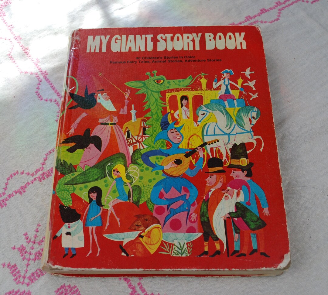 My Giant Story Book Vintage 40 Childrens Stories - Etsy