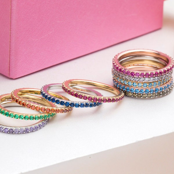 Gold Birthstone Ring - Etsy