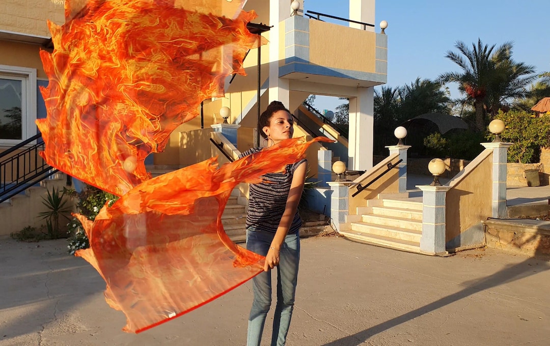 Holy Spirit Fire Dance Flag: Worship & Praise Flags - Etsy