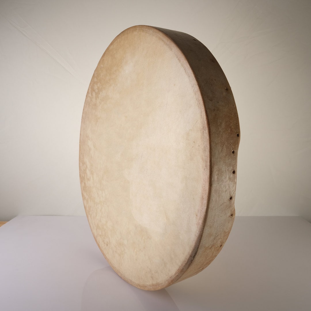 Large Goat Skin Hand Drum – Bendir, Duff, Erbane, Tunable Percussion ...