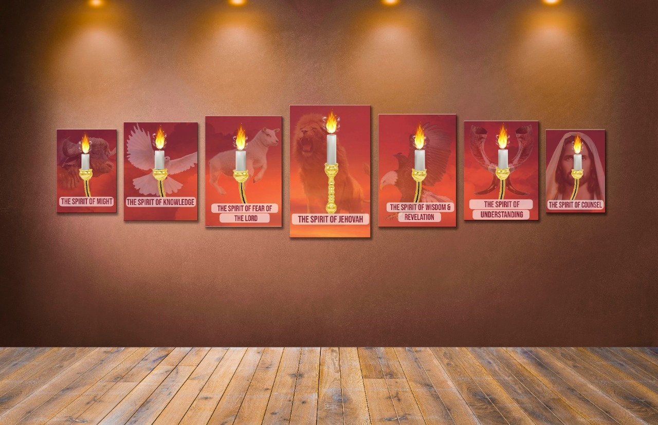Menorah, 7 Spirits of God, Spirit of Jehovah, Wisdom, Might ...