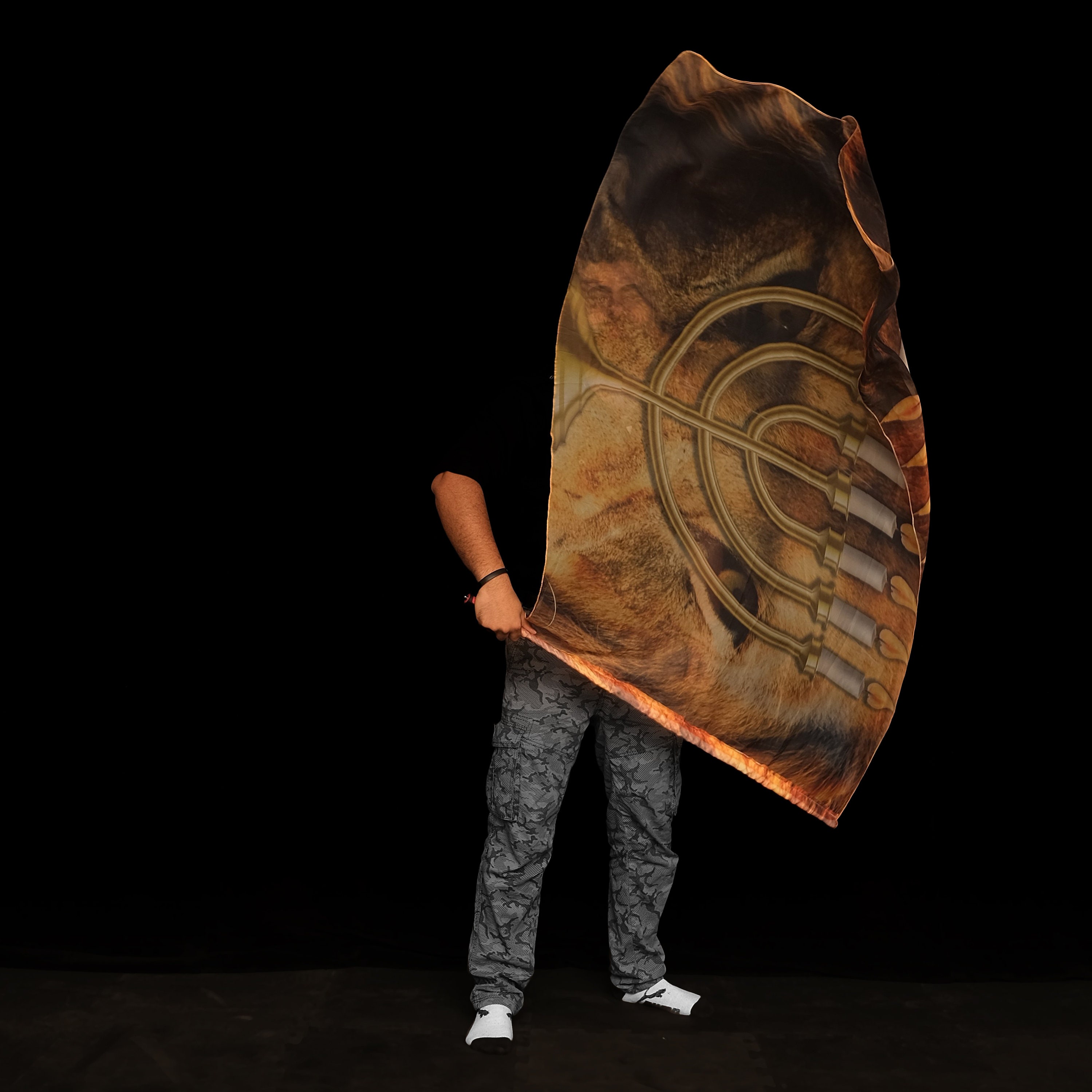 Menorah, Seven Spirits of God, Dancing Flag, Silk Worship Flag ...