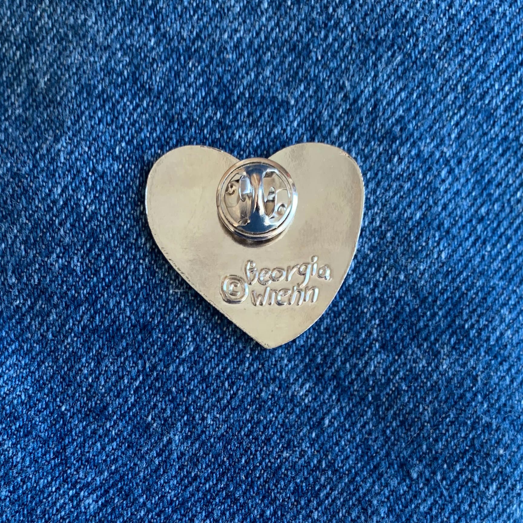 Girl Power Heart Enamel Pin - Etsy