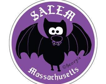 Salem Ma Sticker - Etsy