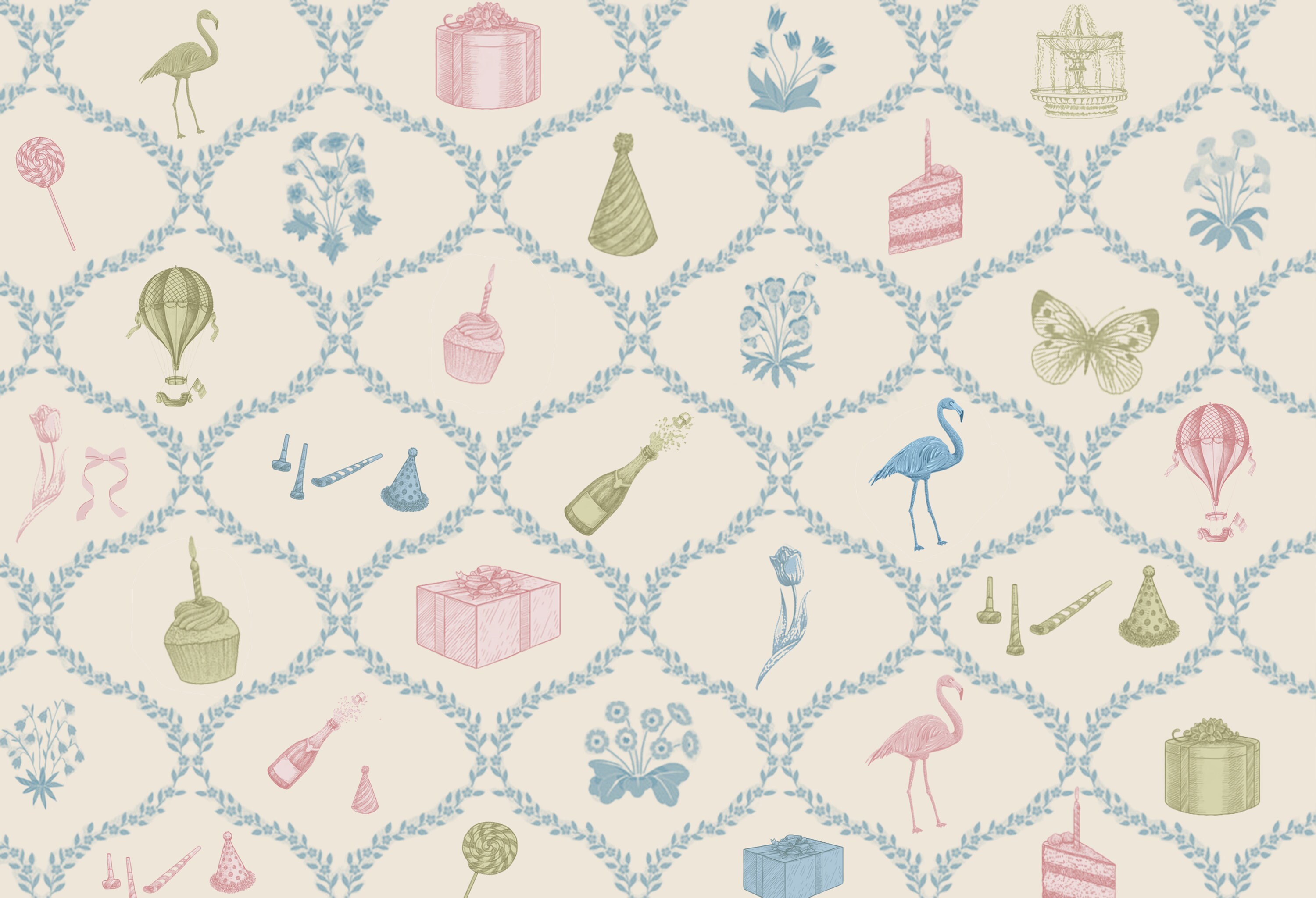 Custom Toile De Jouy Pattern Custom Personalized Pattern Custom Toile ...