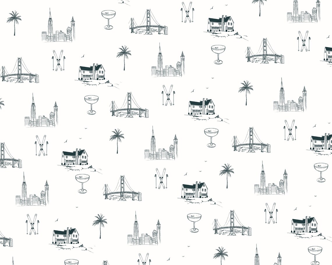 Custom Toile De Jouy Pattern Custom Personalized Pattern Custom Toile ...