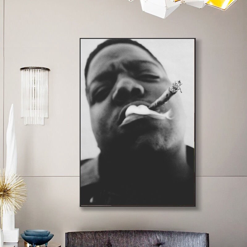 The Notorious BIG Biggie Poster Rapper Hip Hop Art Music Singer Poster ...