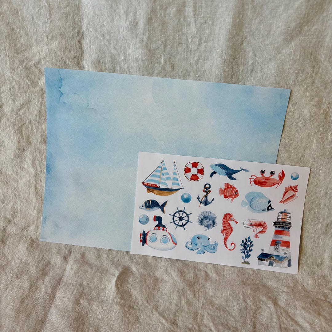 Ocean Themed Attendance Charts - Etsy