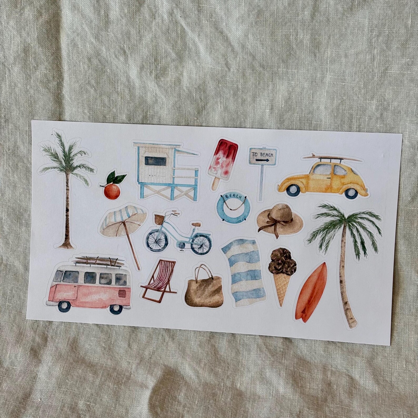 Beach/summer Themed Attendance Charts - Etsy
