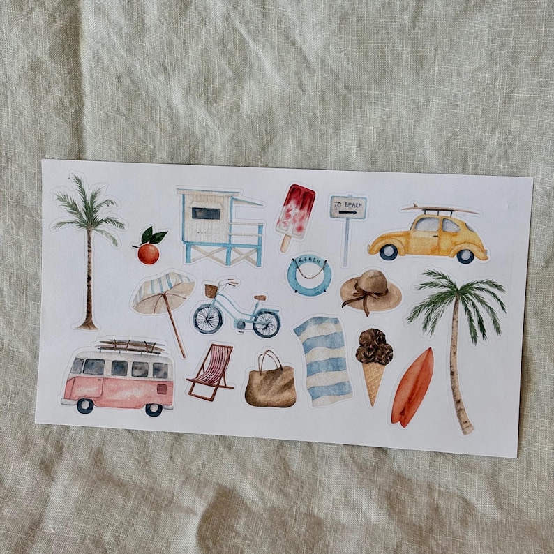 Beach/summer Themed Attendance Charts - Etsy