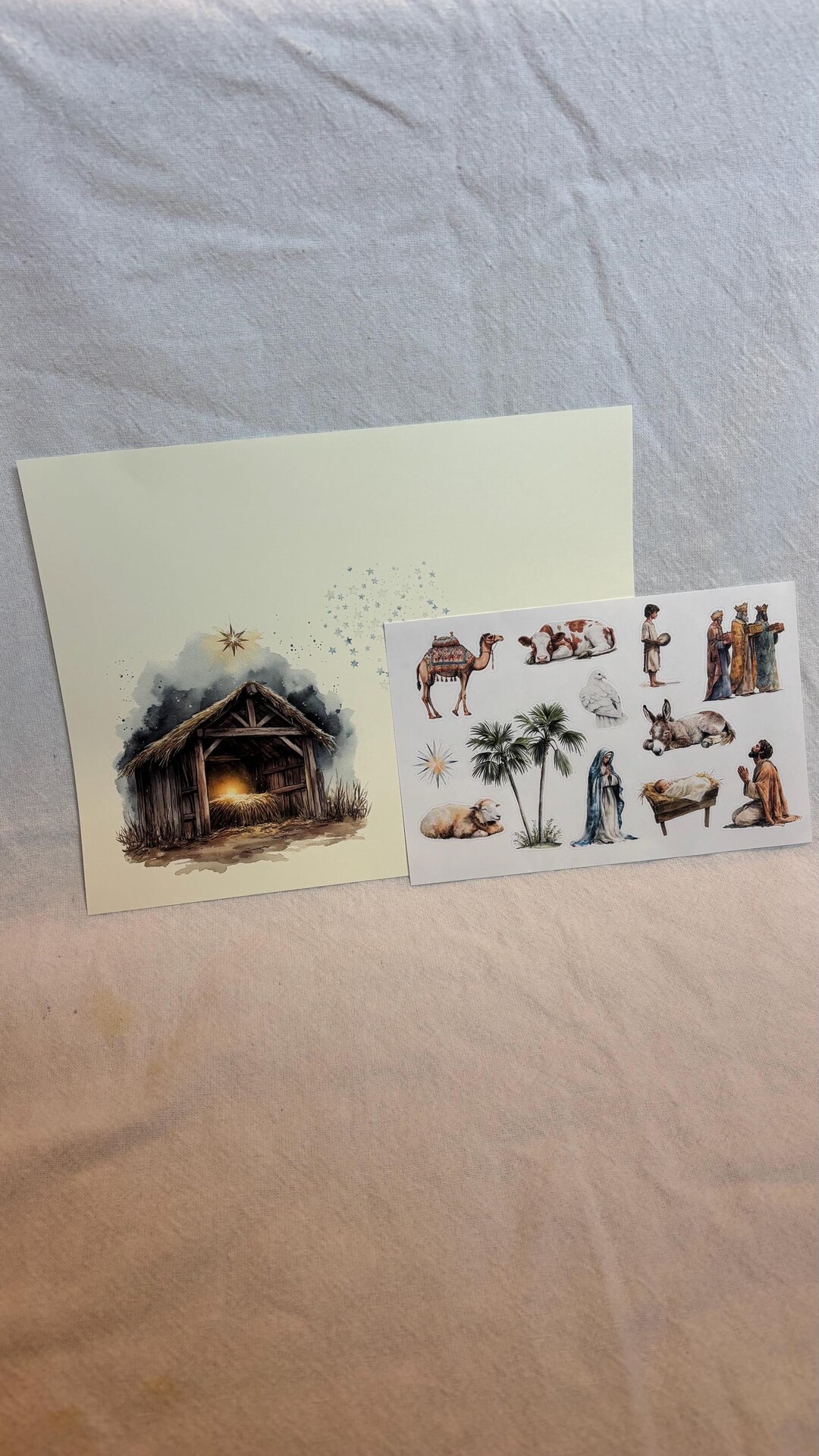 Nativity Scene Attendance Charts - Etsy