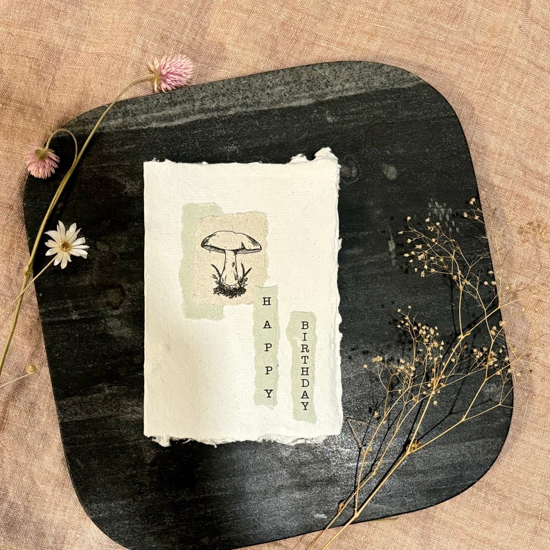 Happy Birthday-handmade Paper Card - Etsy