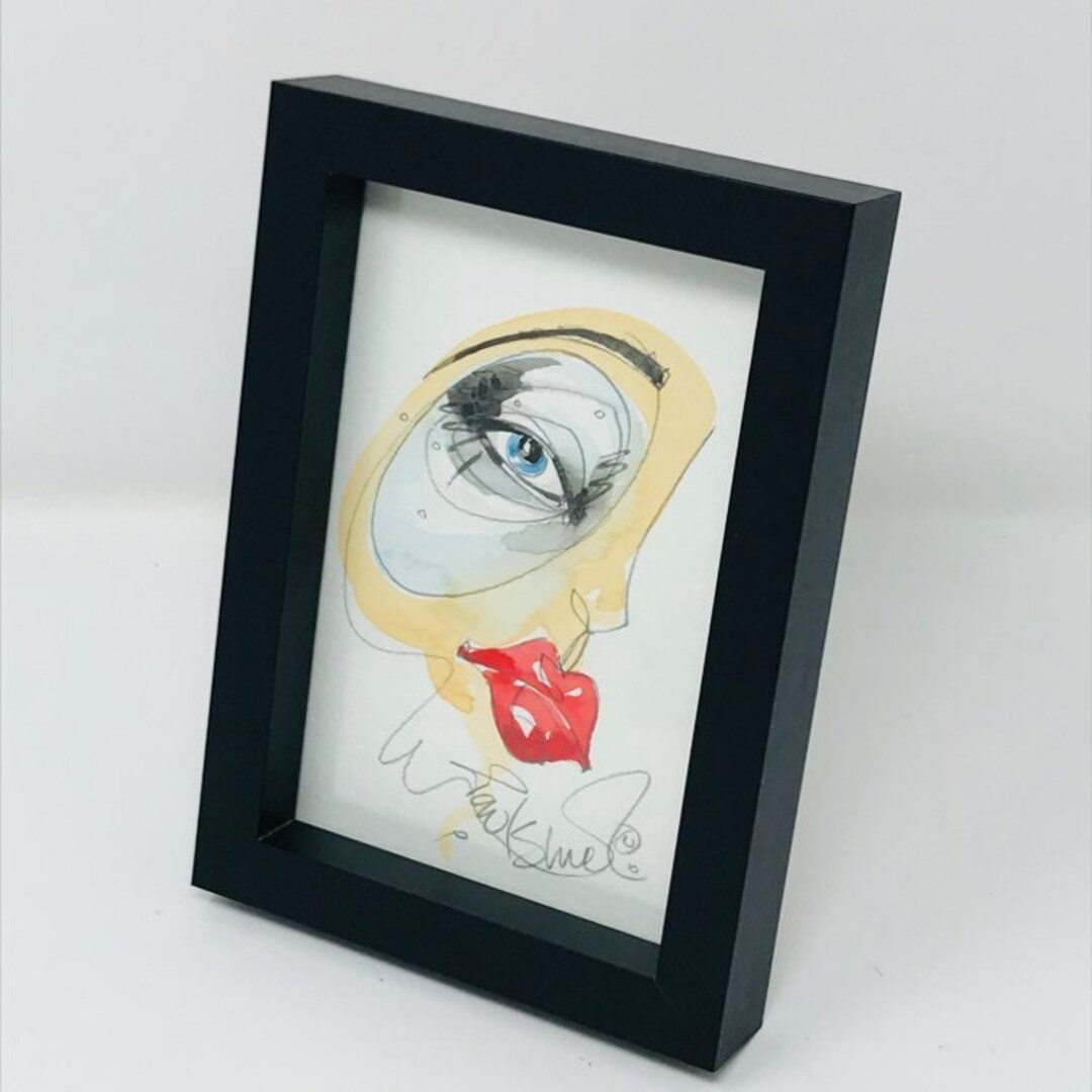 Unique-collectable-rare-original Artwork-watercolour-pencil Drawing ...
