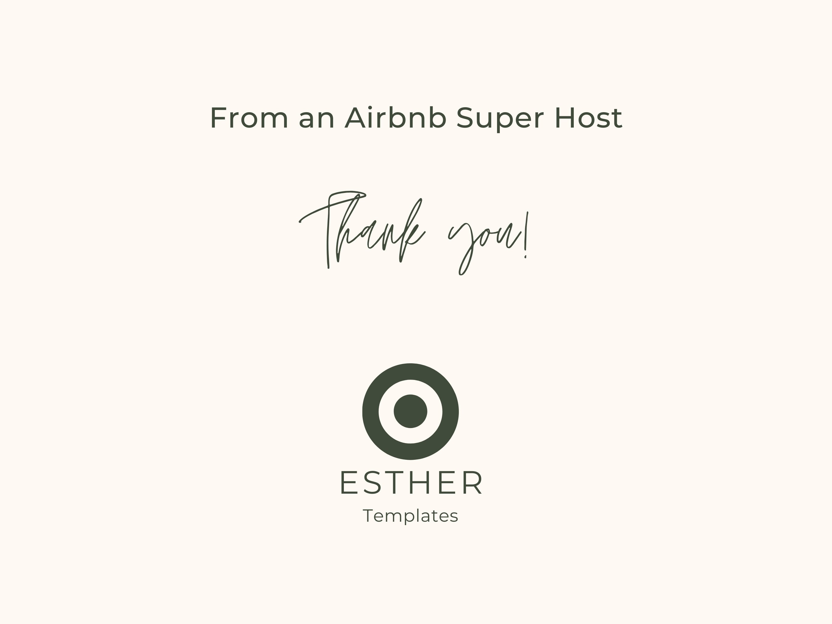 Welcome Sign Printable, Editable for Short Term Hosts, Airbnb Template ...