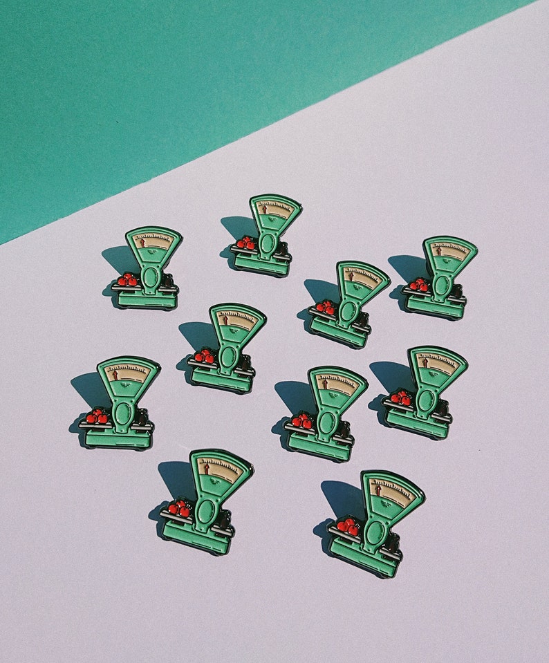 Scales Enamel Pin - Etsy