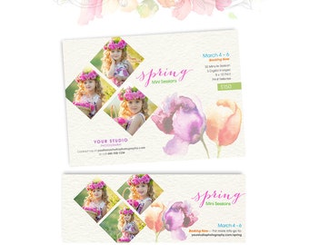 Spring Mini Session Template, Spring Mini Session, Photography ...