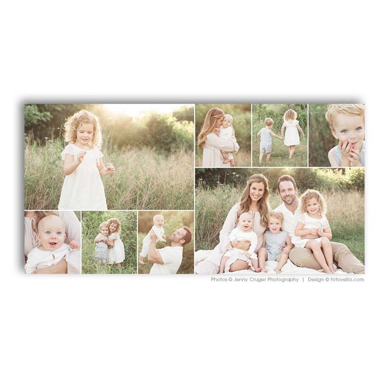 10x20 Photo Collage Storyboard Template for Photographers - Etsy Hong Kong