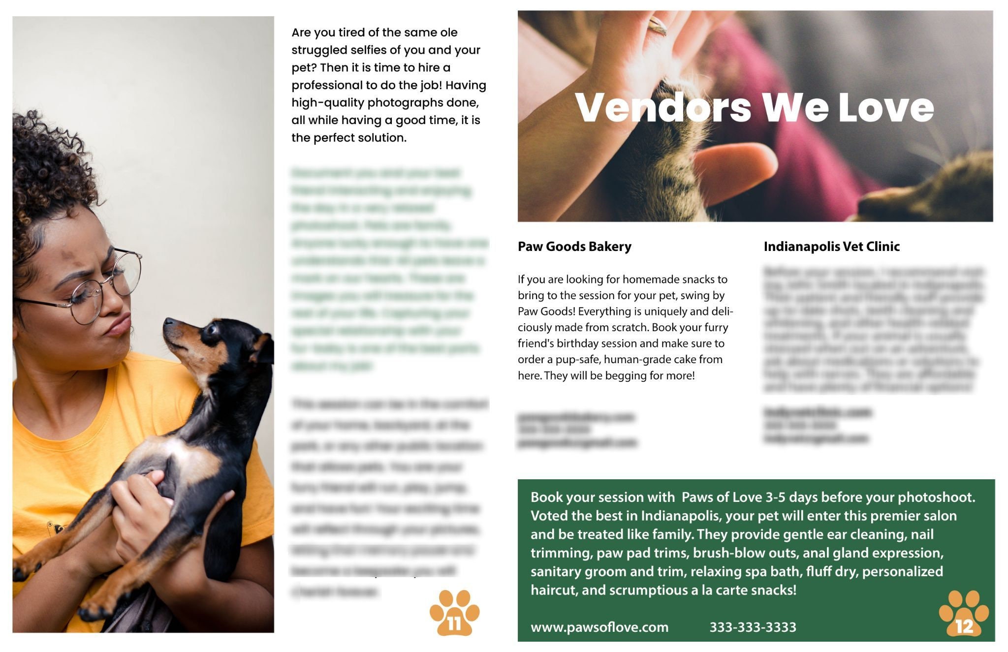 Pet Client Guide Template Welcome Packet PSD Templates - Etsy