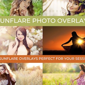 Sunflare Photo Overlays, Overlays for Photographers, Photoshop Photo Overlays, Photography Photo ...
