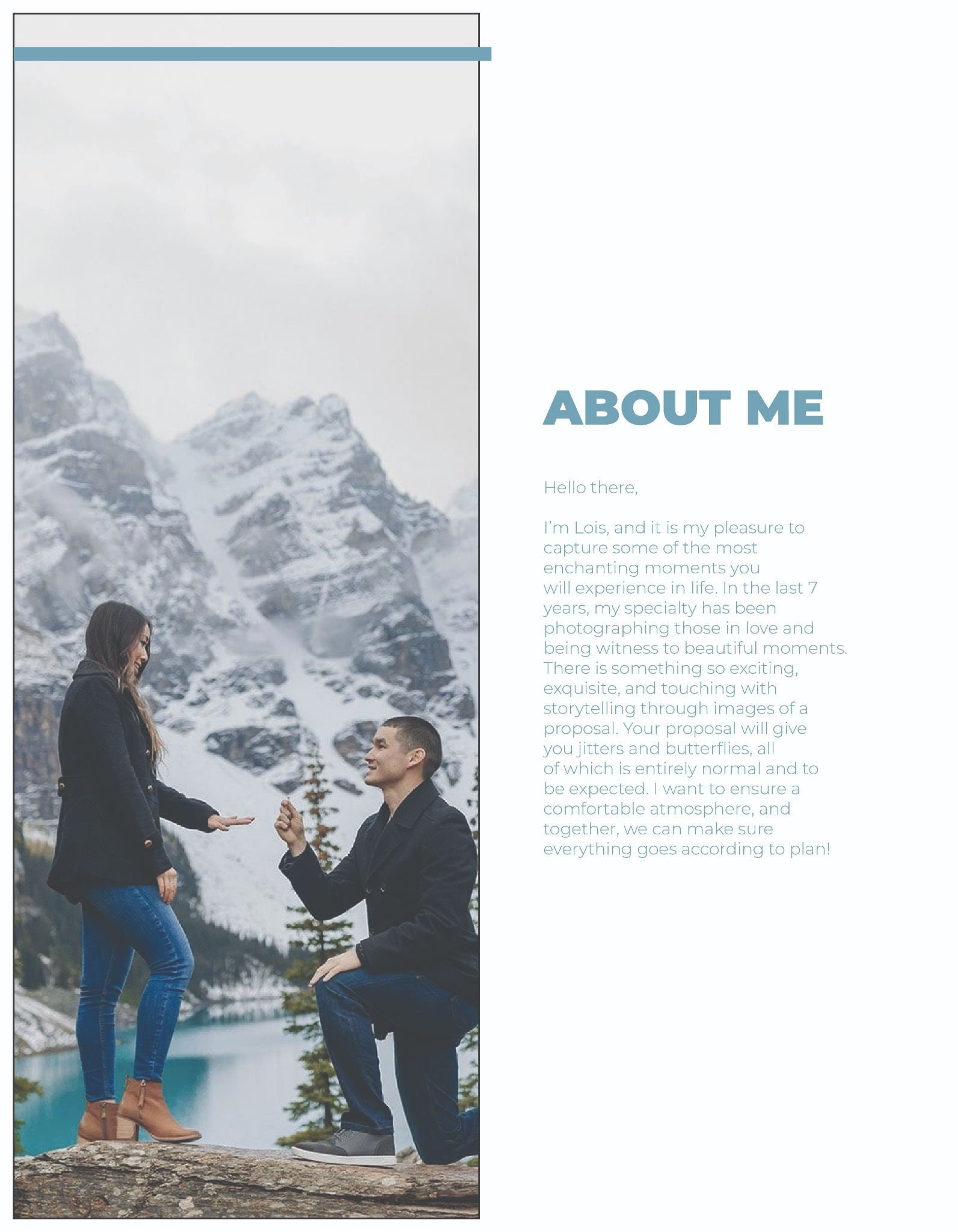 Wedding Proposal Client Guide Welcome Packet Template | Etsy