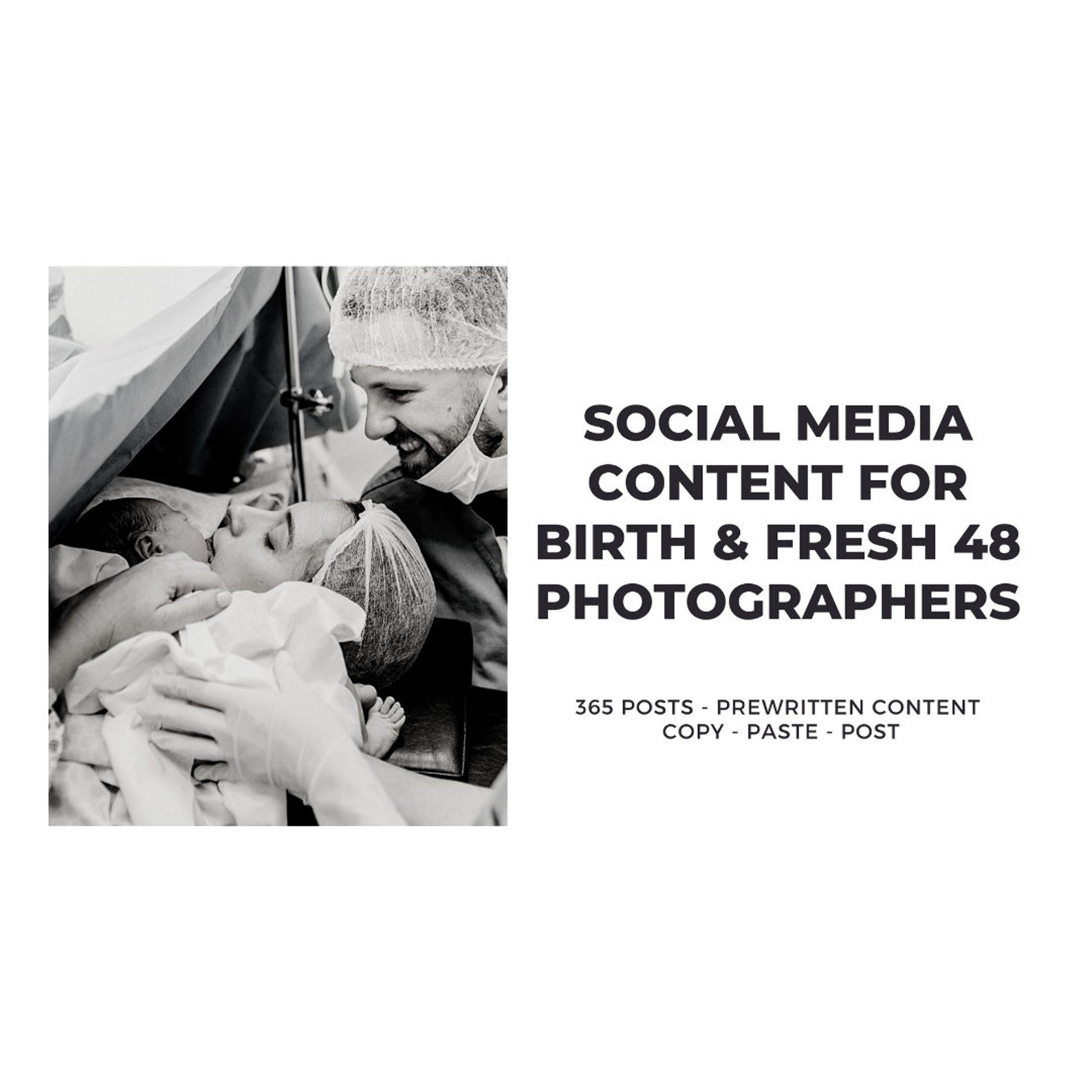 365 Birth Photography Social Media Posts, Fresh 48 Photographer ...