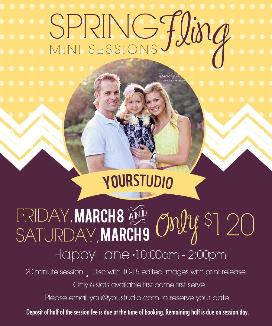 Mini Session Sale Graphics for Photographers | Etsy