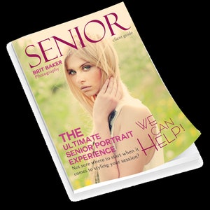 Senior Welcome Packet Magazine Template, 10 Page PSD Guide, Pricing ...