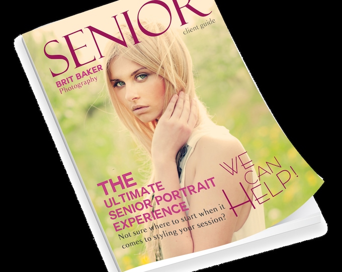 Senior Welcome Packet Magazine Template 2nd Edition for - Etsy