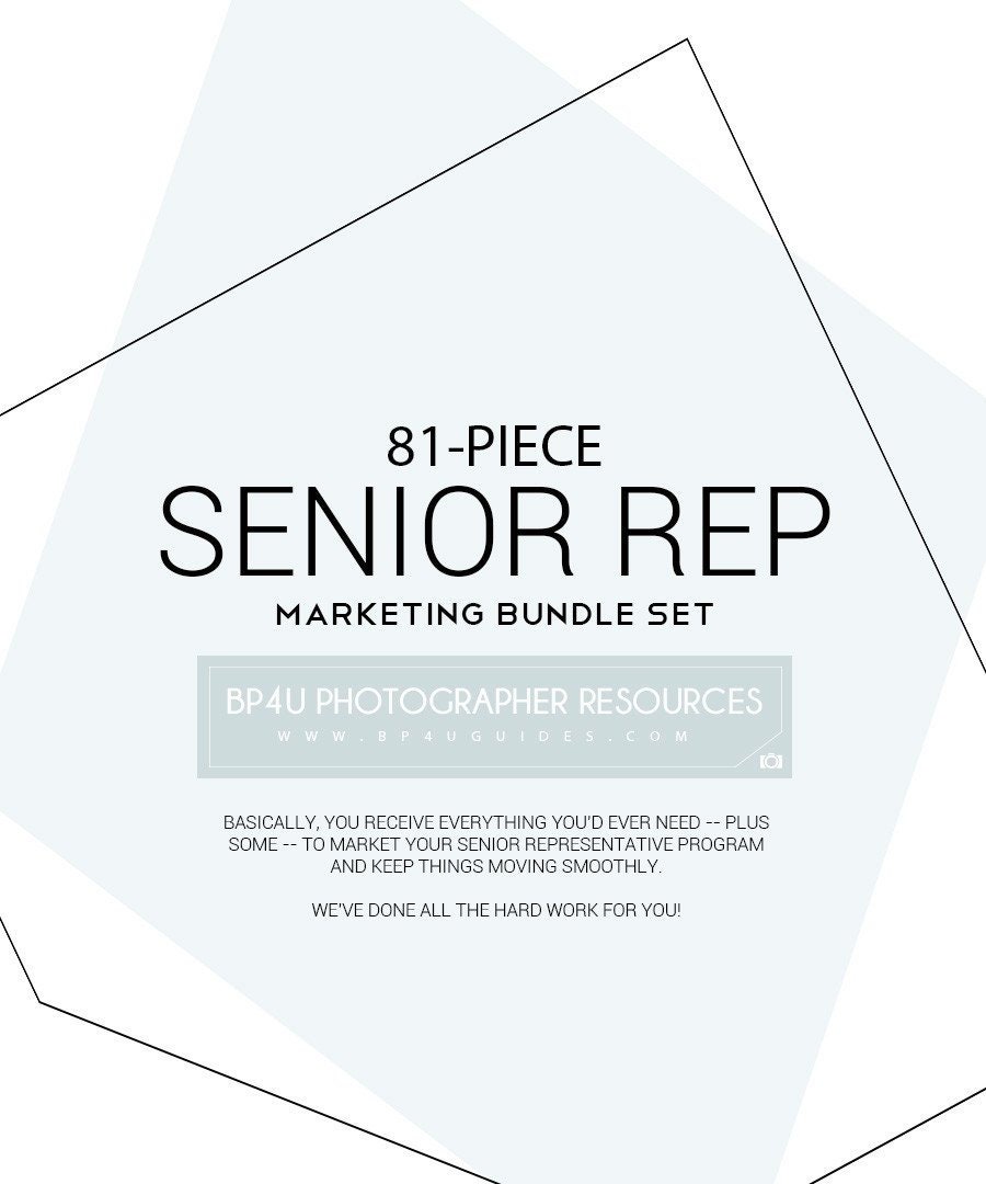 Senior Rep Marketing Bundle Senior Photographer Marketing - Etsy