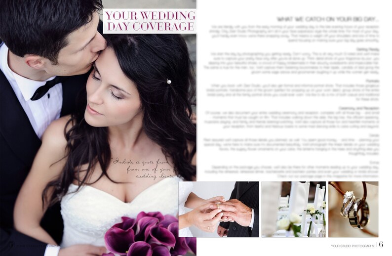 Wedding Magazine Welcome Packet Template 1st Edition - Etsy