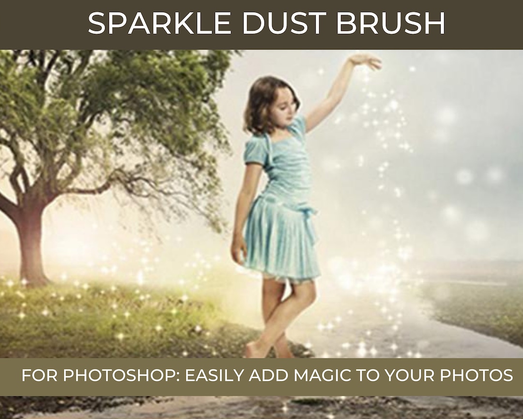Sparkle Magic Dust Photoshop Brush, Magic Photo, Portrait Photography ...