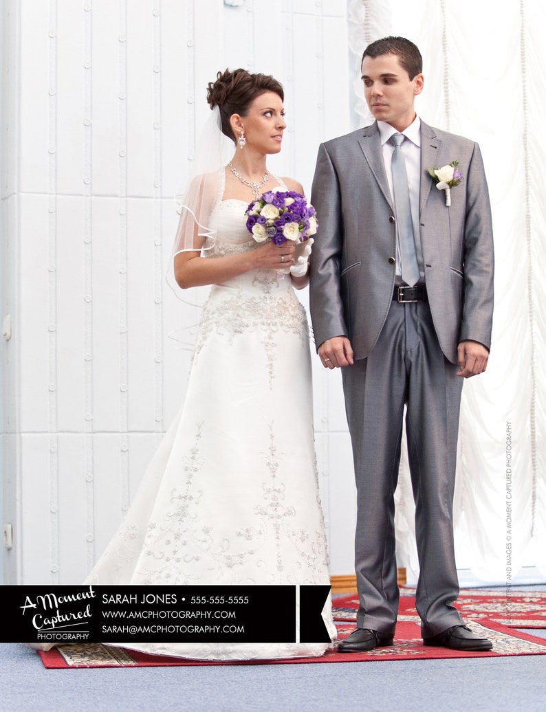 Wedding Welcome Packet Magazine Template Photography Pricing Template ...