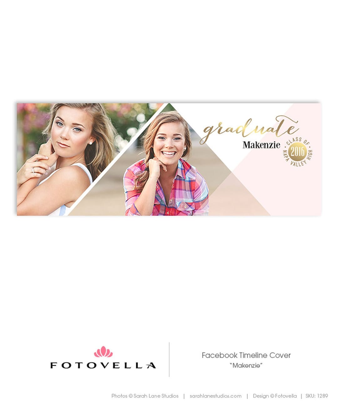 Senior Facebook Cover Template for Photographers Makenzie - Etsy