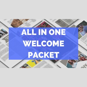 Family Magazine Welcome Packet Magazine Template for - Etsy