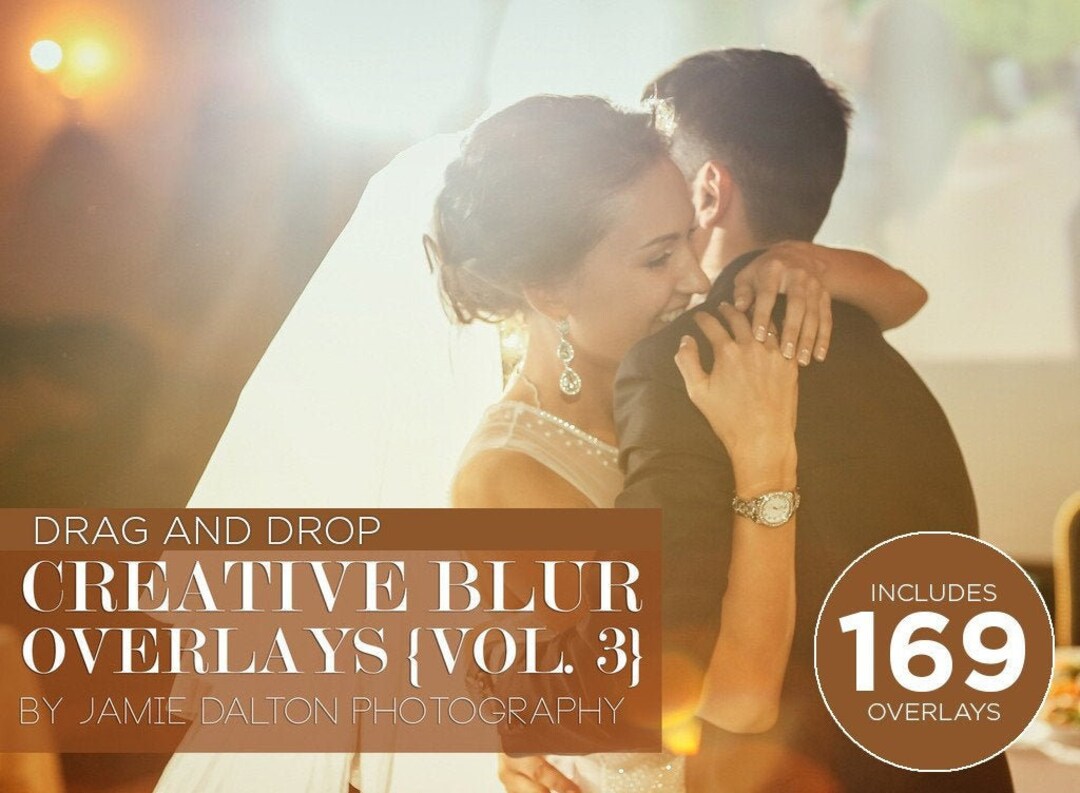 Creative Blur Overlays | Photography Overlay Pack | Drag and Drop ...