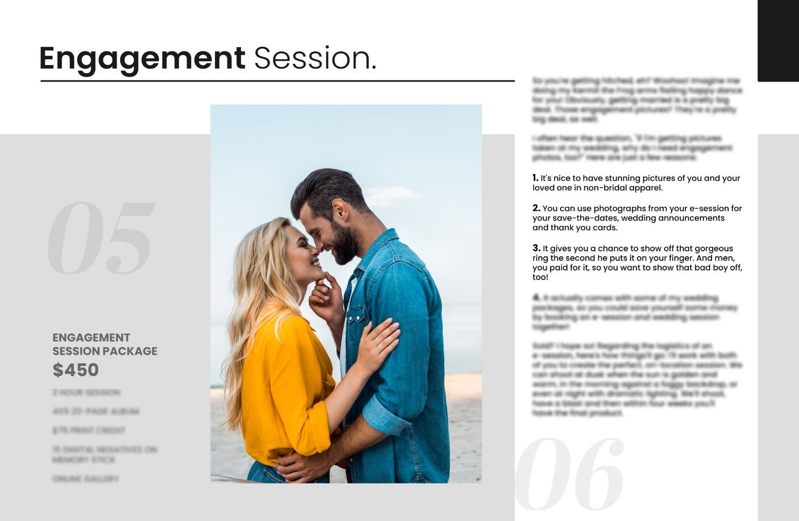 Portrait Client Guide Welcome Packet Template Magazine - Etsy