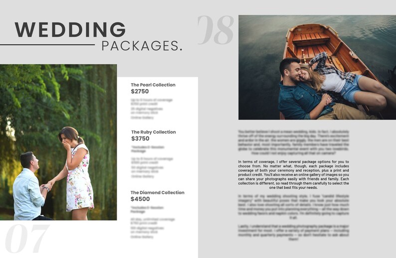 Portrait Client Guide Welcome Packet Template Magazine - Etsy