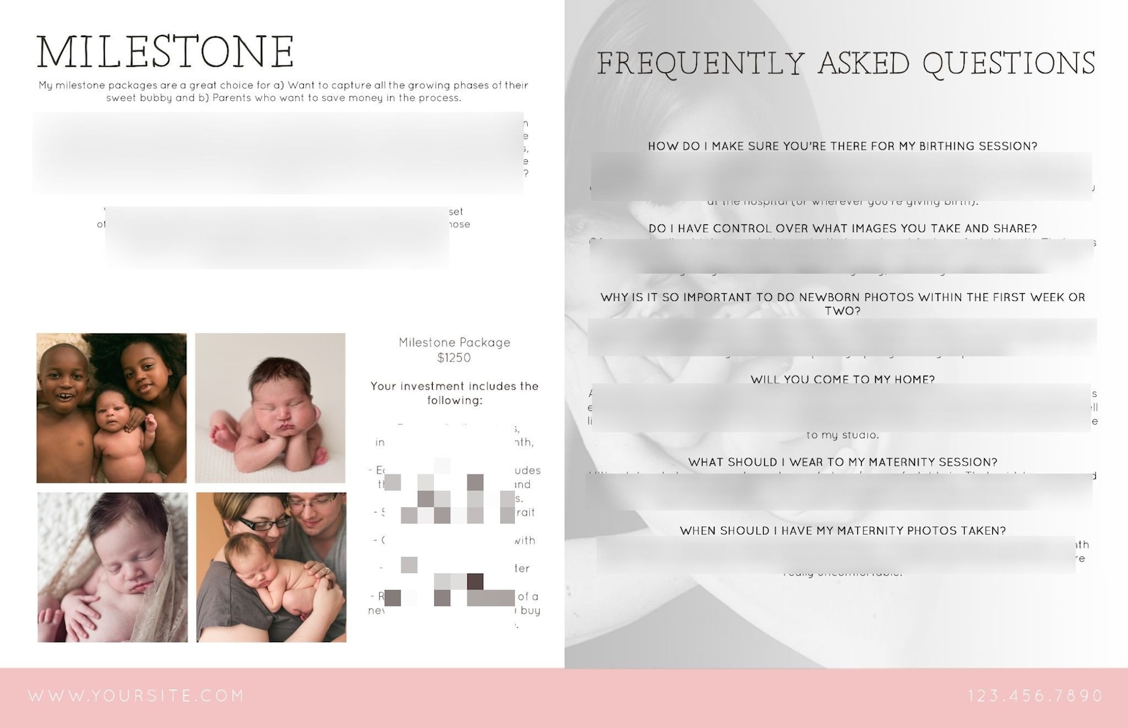 Newborn Welcome Packet Magazine Template {3rd Edition} for ...