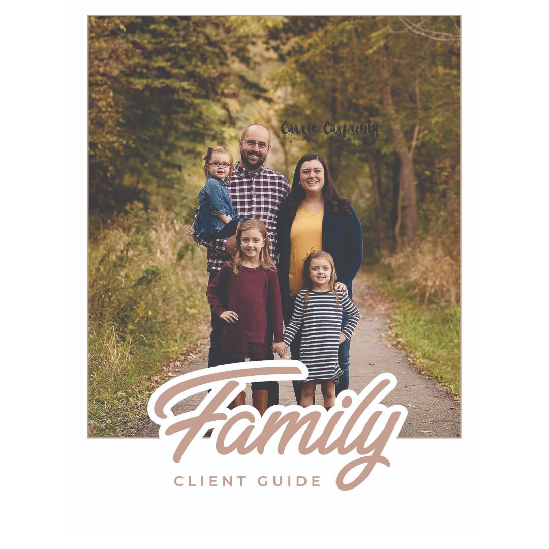 Family Client Guide | Magazine Welcome Packet Template | PSD Templates ...
