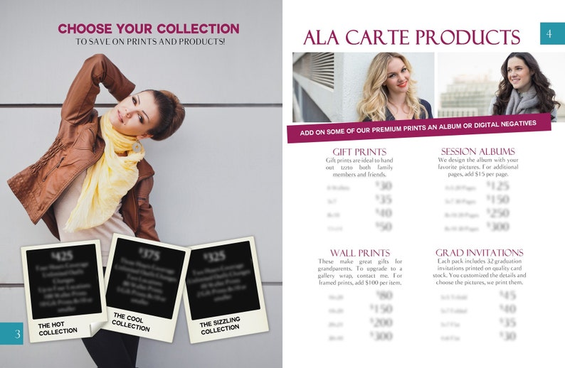 Senior Welcome Packet Magazine Template, 10 Page PSD Guide, Pricing ...